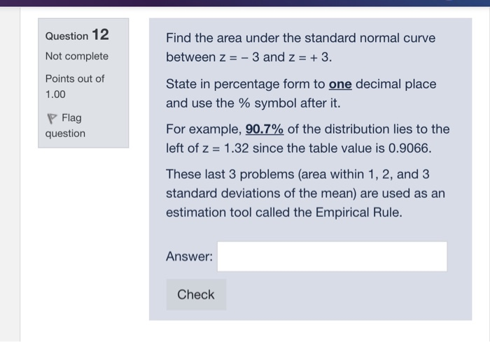 Solved Question 1 Not complete The following is my version | Chegg.com
