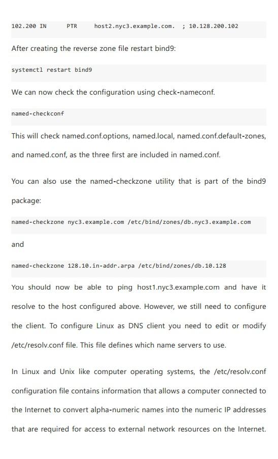Solved Configuring DNS Server This tutorial requires you to | Chegg.com