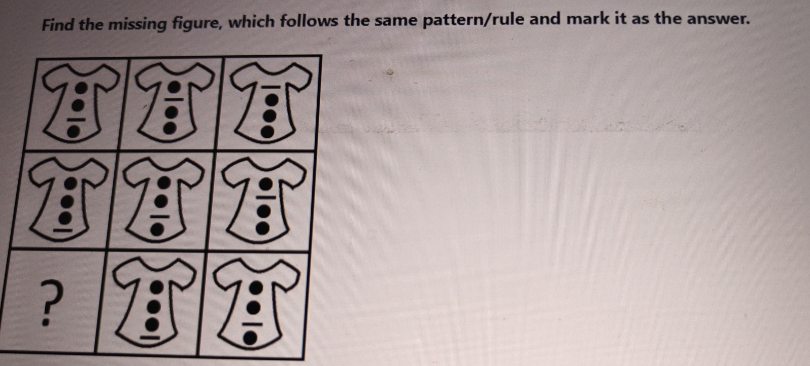 Solved Find the missing figure, which follows the same | Chegg.com