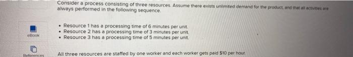 Solved 3 employees ances units per hour Do not round your | Chegg.com