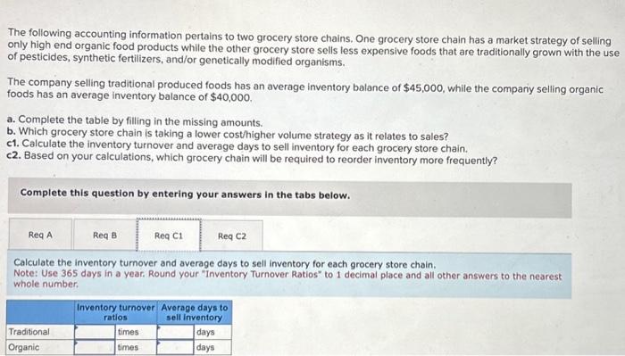 Solved The following accounting information pertains to two | Chegg.com