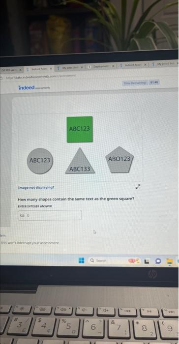 How many shapes contain the same text as the green | Chegg.com
