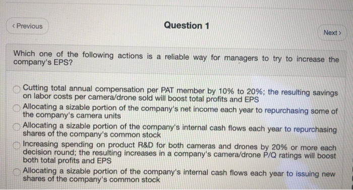 Solved Which one of the | Chegg.com