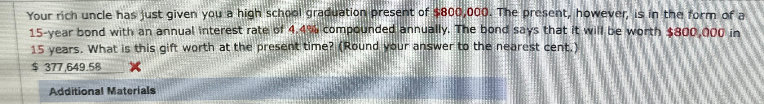Solved Your rich uncle has just given you a high school | Chegg.com