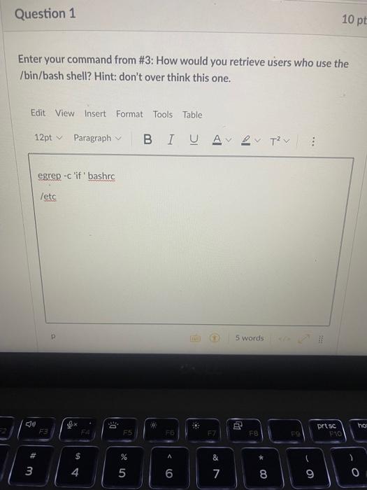 Solved Enter your command from \#3: How would you retrieve | Chegg.com