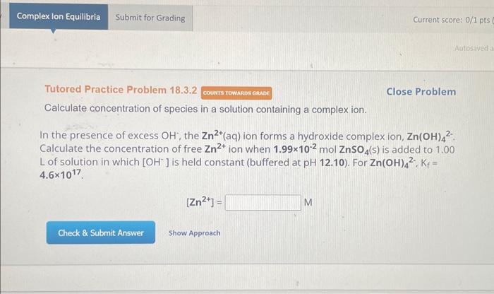 Solved Current score: 0/1 pts Tutored Practice Problem | Chegg.com