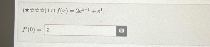 Solved f′(0)= | Chegg.com