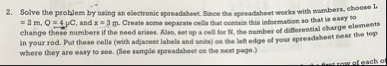 Solve the problem by using an electronic spreadsheet. | Chegg.com