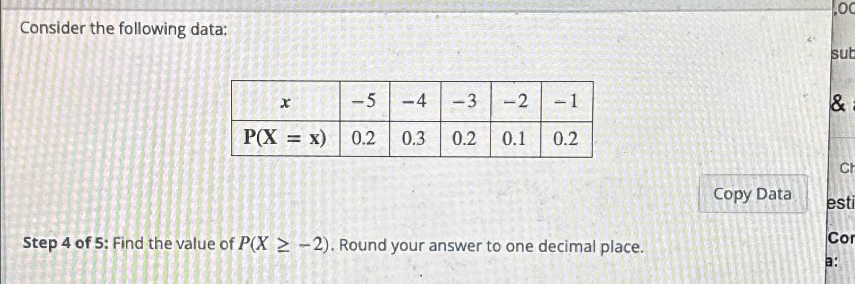 Solved Consider the following | Chegg.com