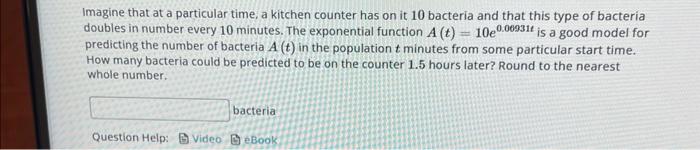 Solved Imagine that at a particular time, a kitchen counter | Chegg.com