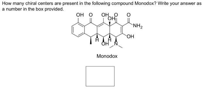Solved How many chiral centers are present in the following | Chegg.com