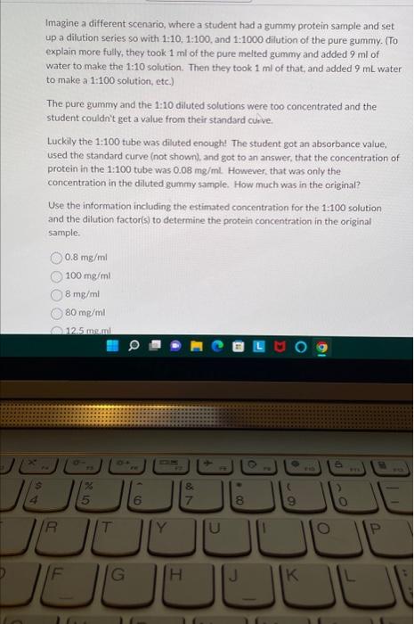 Solved Imagine a different scenario, wherea student had a | Chegg.com