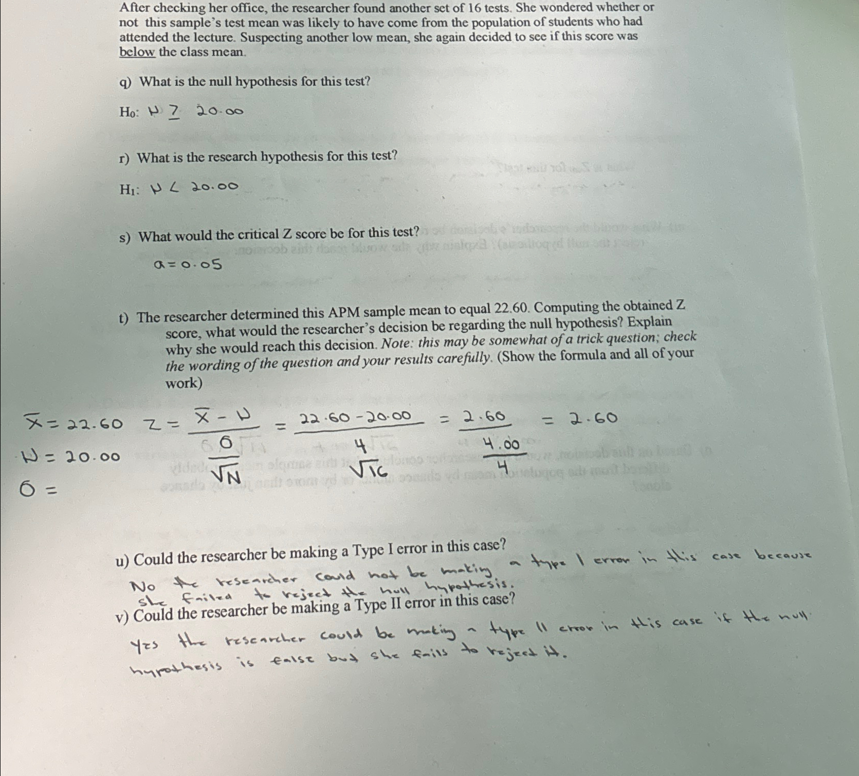 Solved After checking her office, the researcher found | Chegg.com