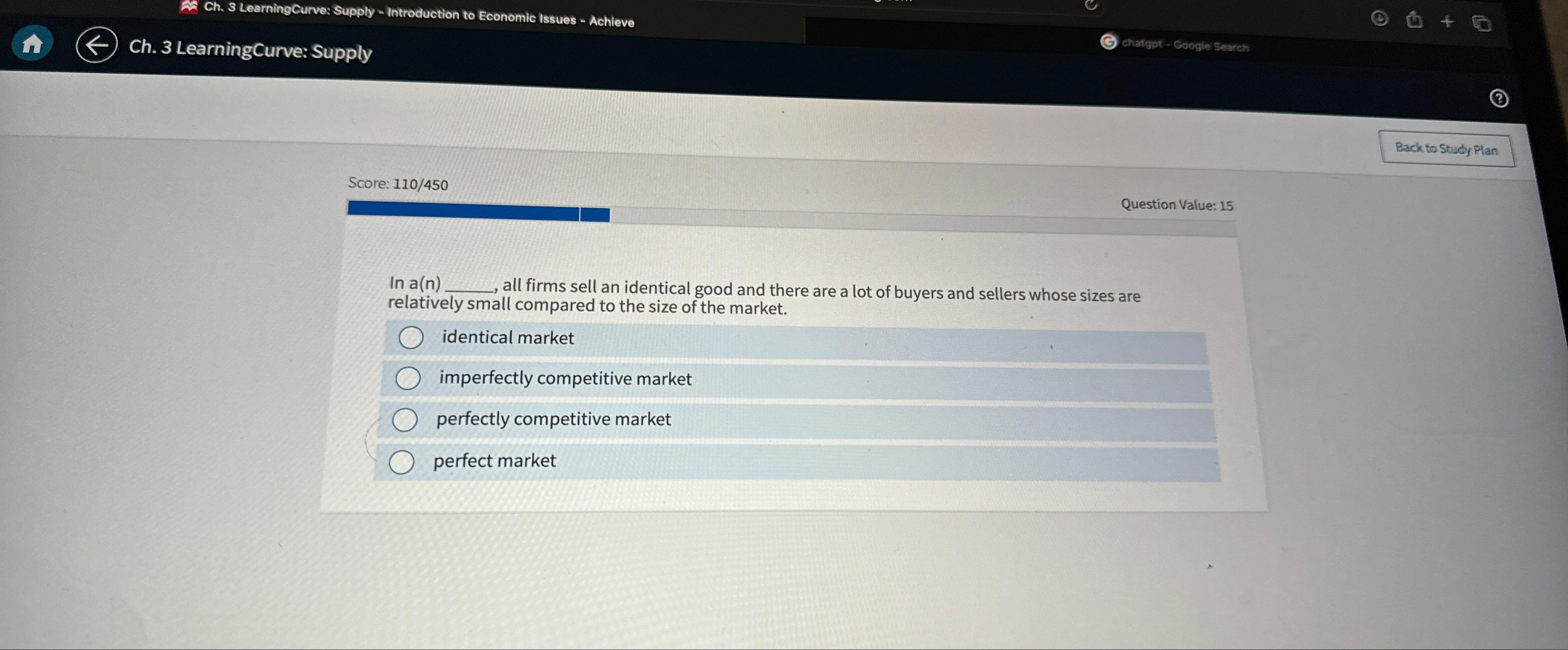 Solved Ch. 3 ﻿LearningCurve: Supply - ﻿Introduction to | Chegg.com