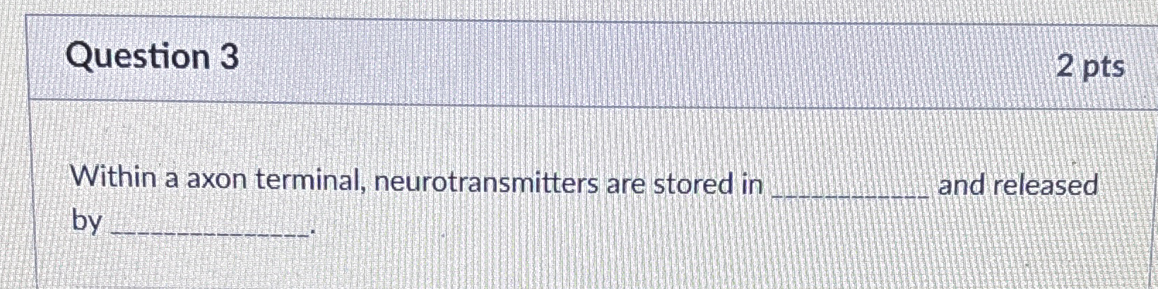 Solved Question 32ptsWithin a axon terminal, | Chegg.com