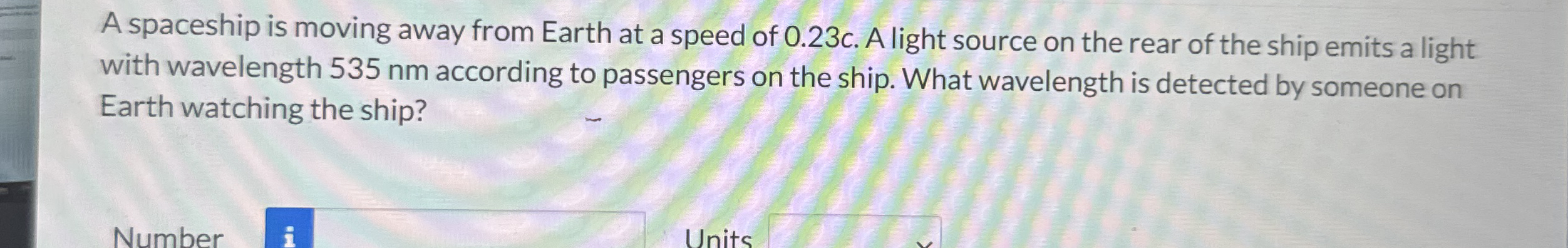 Solved A spaceship is moving away from Earth at a speed of | Chegg.com