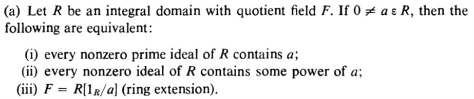 Solved (a) ﻿Let R ﻿be an integral domain with quotient field | Chegg.com