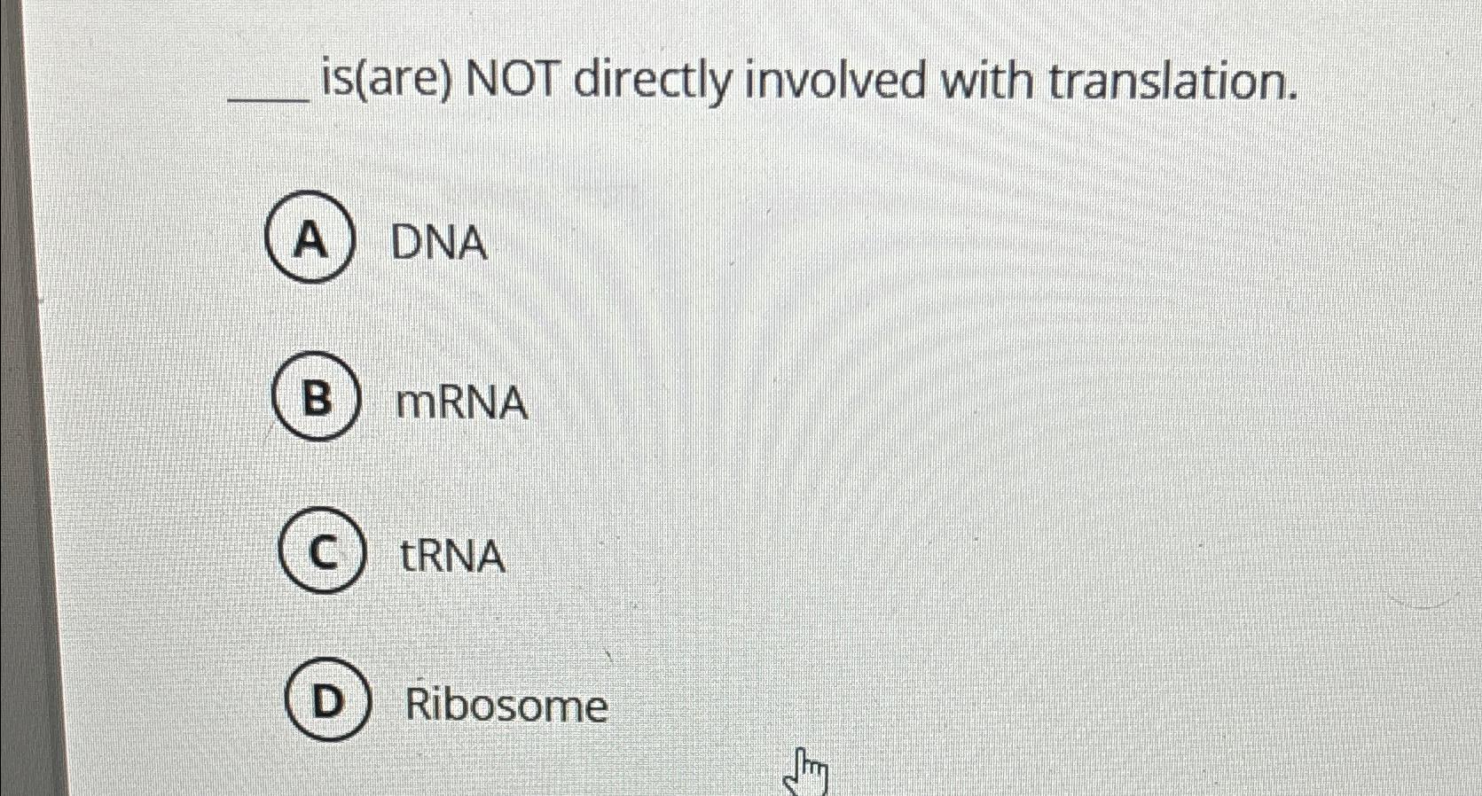 Solved is(are) ﻿NOT directly involved with | Chegg.com