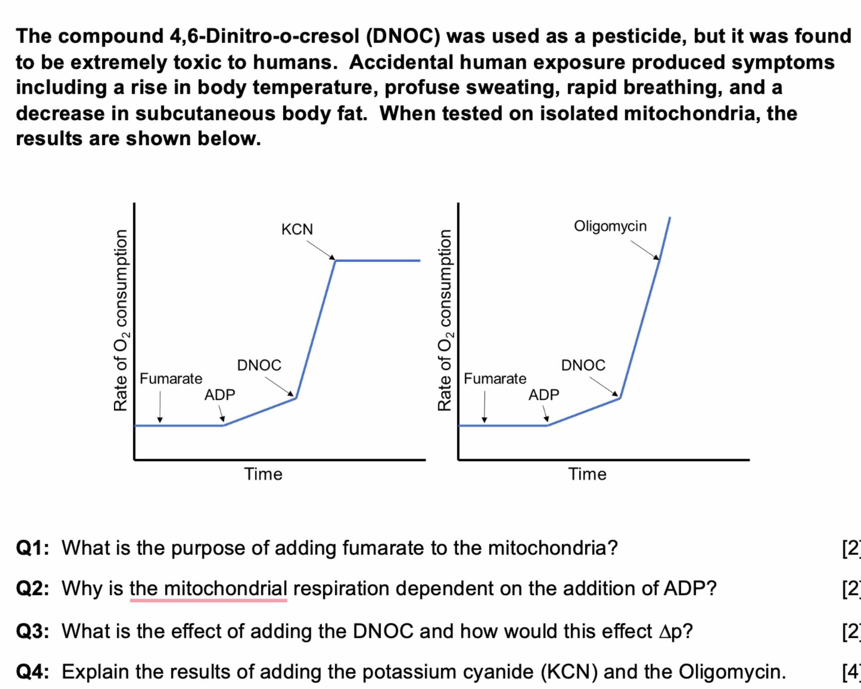 Solved The compound 4,6-Dinitro-o-cresol (DNOC) ﻿was used as | Chegg.com