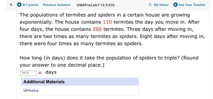 Solved 6. 0/1 points Previous Answers UWAPreCalc1 12.P.010. | Chegg.com Solved 6. 0/1 points Previous Answers UWAPreCalc1 12.P.010. | Chegg.com