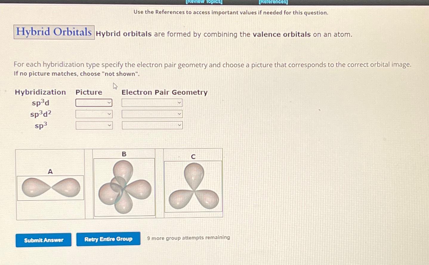 Solved Hybrid Orbitals | Chegg.com