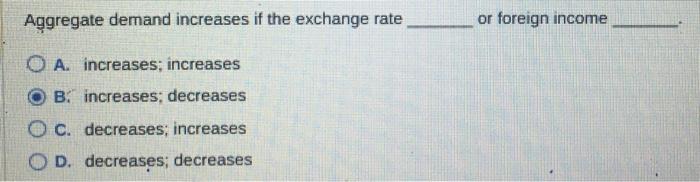 Solved Under what circumstances does aggregate demand | Chegg.com