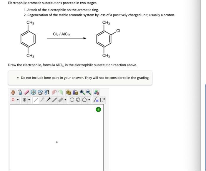 Solved Electrophilic aromatic substitutions proceed in two | Chegg.com