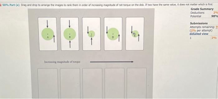 Solved The diagram shows five uniform discs, each with the | Chegg.com