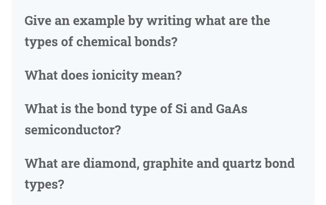 Solved Give an example by writing what are the types of | Chegg.com