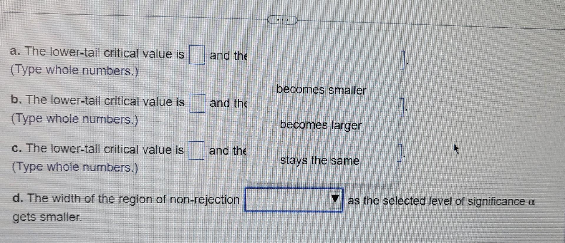 Solved Using the table given below, determine the lower-and | Chegg.com