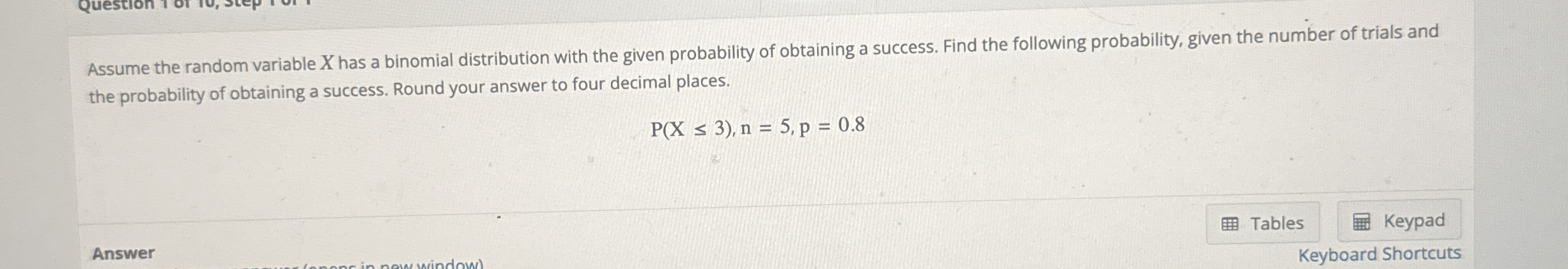Solved Assume the random variable x ﻿has a binomial | Chegg.com