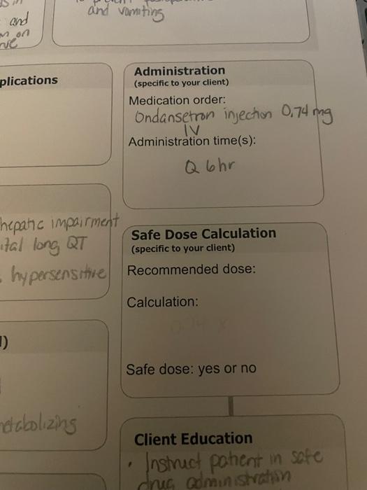 What would be the recommended dose, calculation, and | Chegg.com