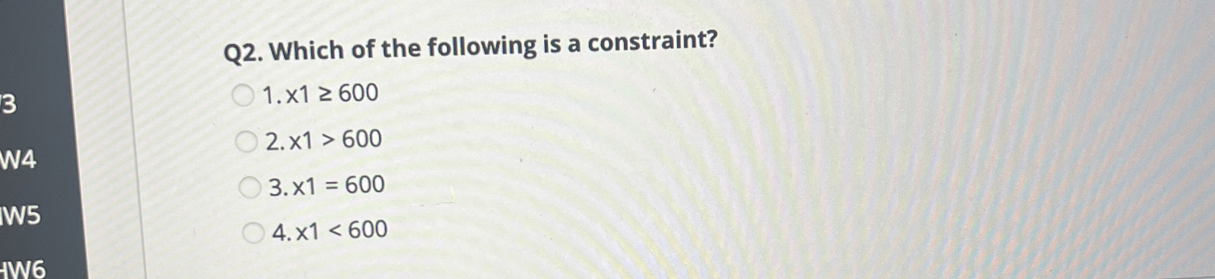 Solved Q2. ﻿Which of the following is a | Chegg.com