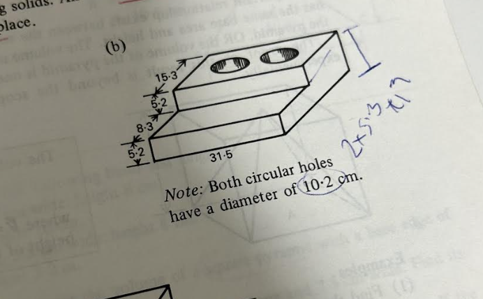 Solved have a diameter of 10.2find the volume | Chegg.com