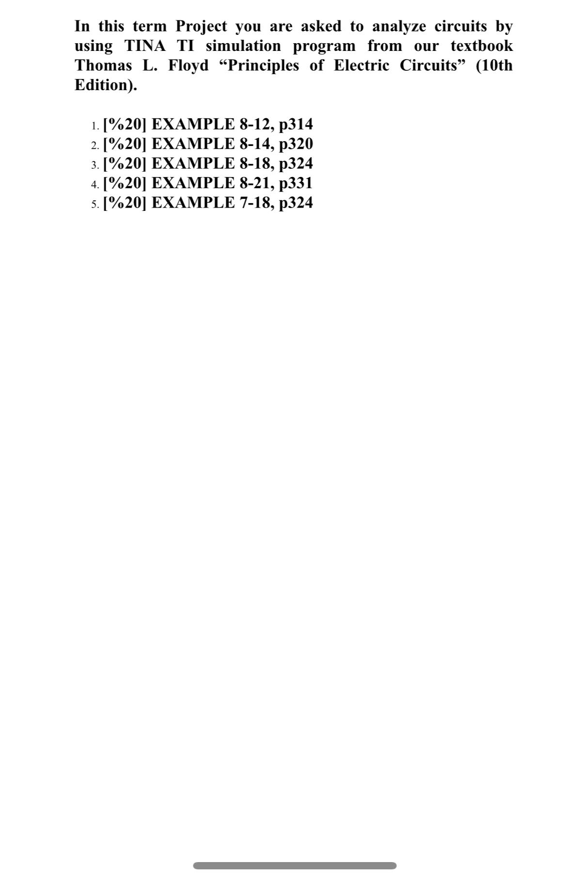 Solved In this term Project you are asked to analyze | Chegg.com