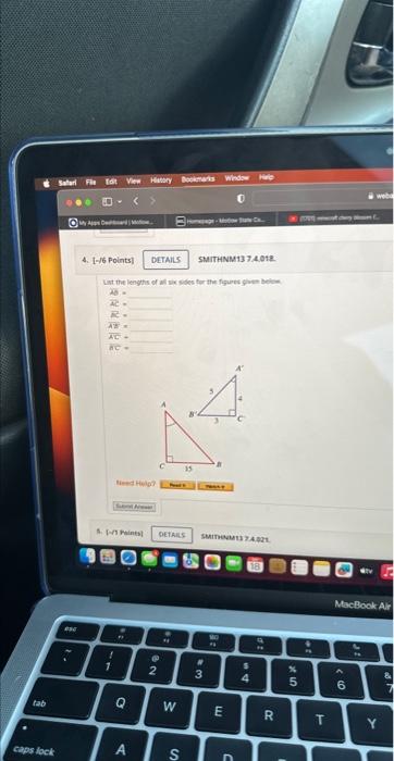 Solved ust the lenghs of al ax sodes tor the figures ghen | Chegg.com
