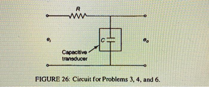 Solved 3. For a capacitive displacement transducer whose | Chegg.com