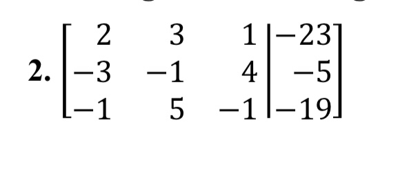 Solved Write each system of equations in triangular form | Chegg.com