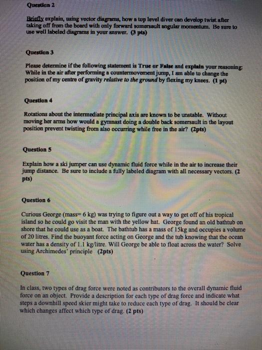 Solved Question 2 Briedy explain, txing vector diagrams, how | Chegg.com