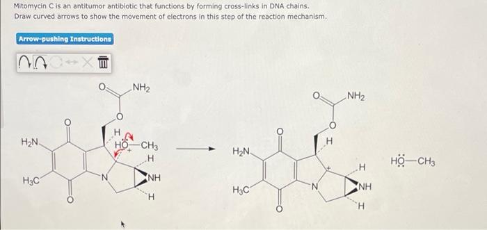 Solved Mitomycin C is an antitumor antibiotic that functions | Chegg.com