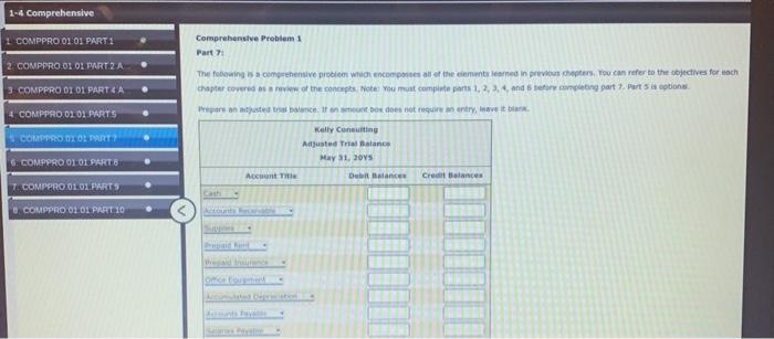 Solved 1-4 Comprehensive 1. COMPPRO.01.01. PART 1 Part 1 | Chegg.com