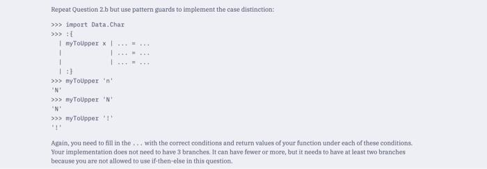 Solved The Data. Char module has a function toupper to | Chegg.com