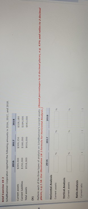 Solved Brief Exercise 18-2 Schellhammer Corporation reported | Chegg.com Solved Brief Exercise 18-2 Schellhammer Corporation reported | Chegg.com