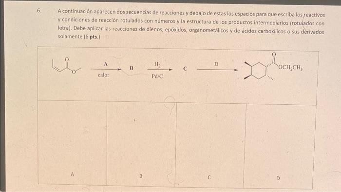 Solved 6. A continuación aparecen dos secuencias de | Chegg.com