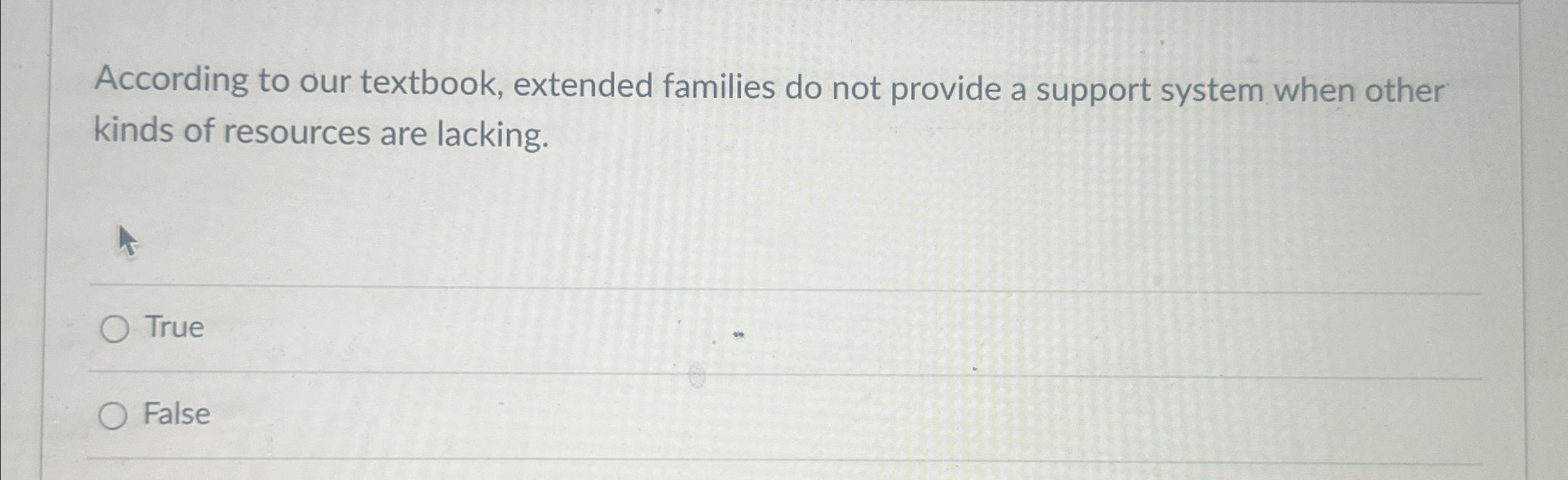 Solved According to our textbook, extended families do not | Chegg.com