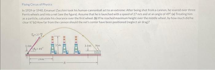 Solved Flying Circus of Physics In 1939 or 1940 , Emanuel | Chegg.com