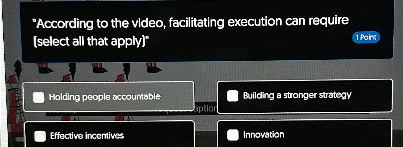 Solved "According to the video, facilitating execution can | Chegg.com