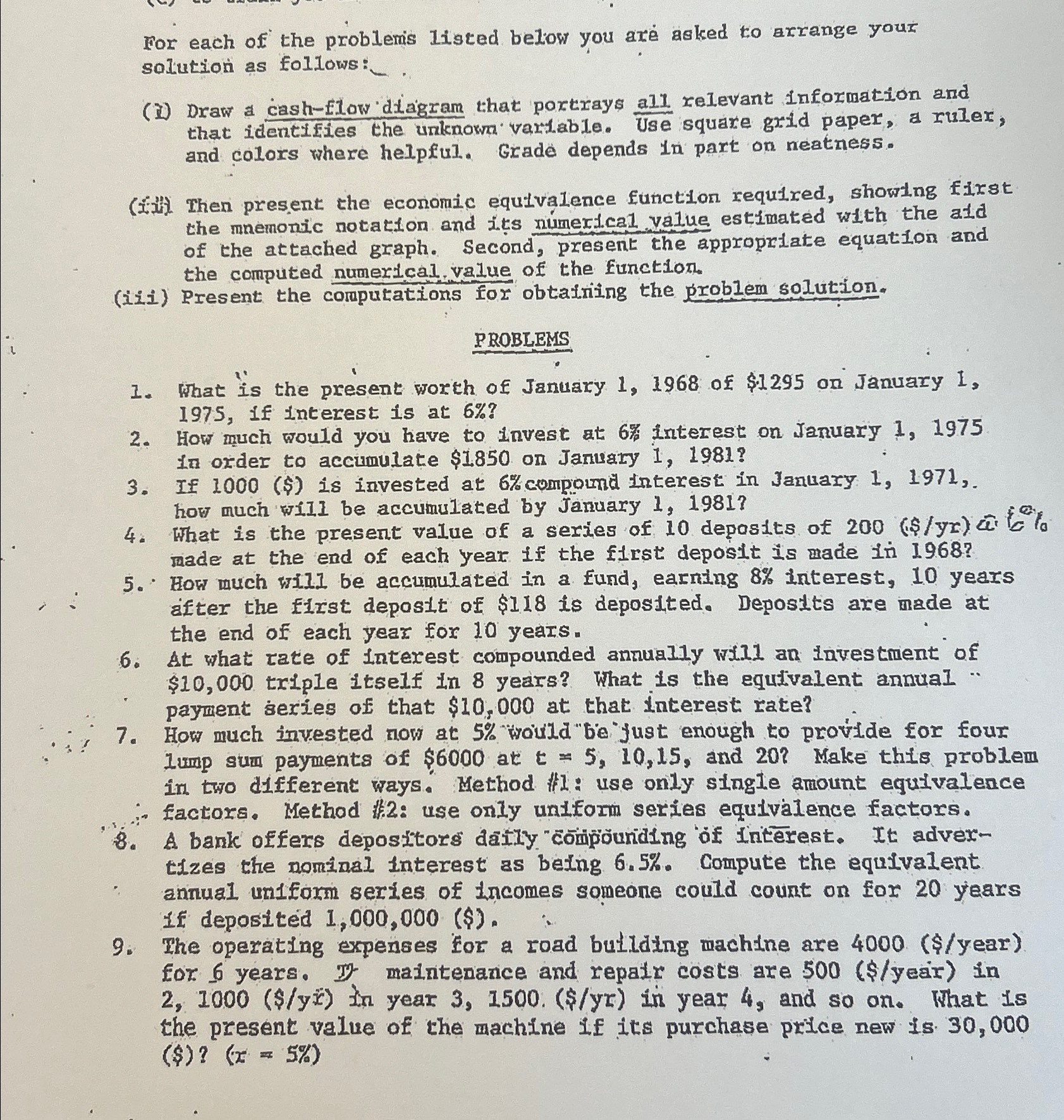 Solved For each of the problem's listed below you axe asked | Chegg.com