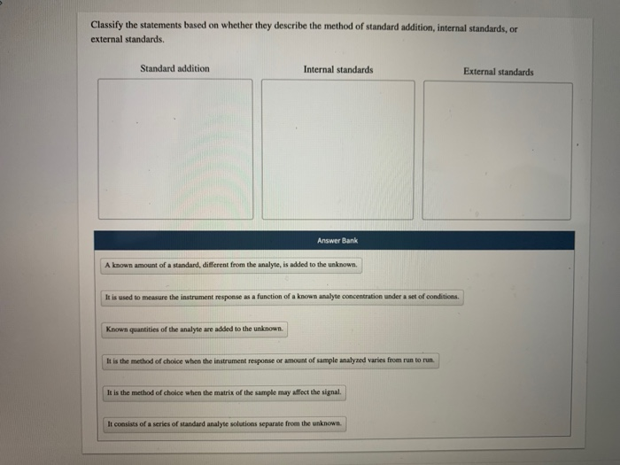Solved Classify the statements based on whether they | Chegg.com