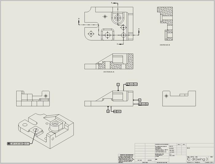 Solved Create a solid model and a drawing of the part shown | Chegg.com